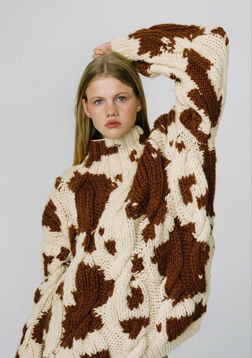 Crochet Cow Sweater – Mademoiselle